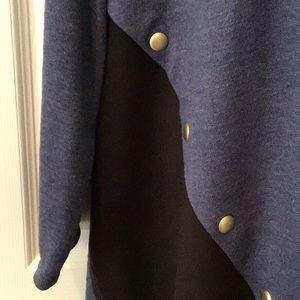 retrology | Sweaters | Shark Bite Blue Light Weight Sweater Nwt | Poshmark